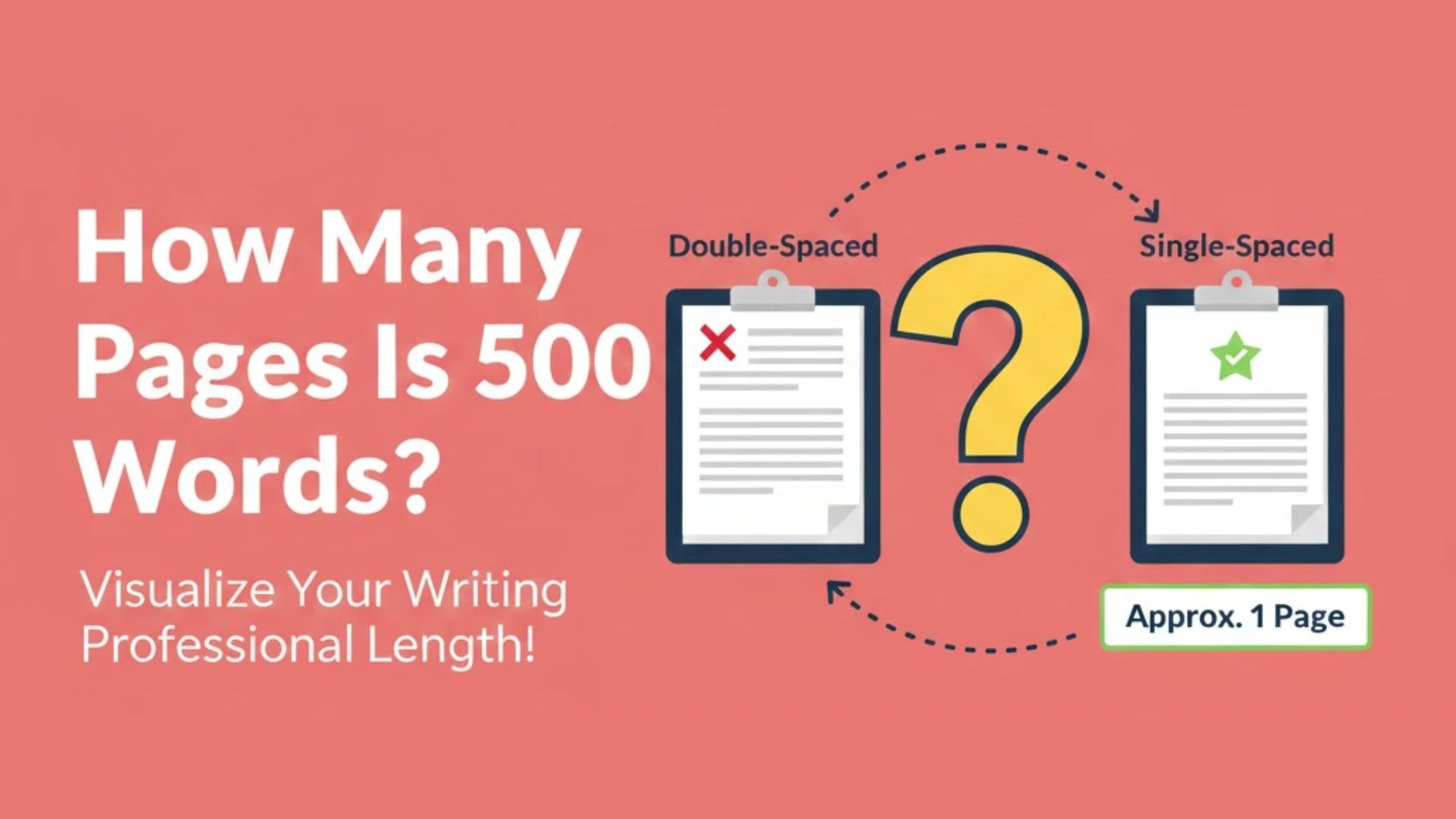 How Many Pages Is 500 Words? Complete Guide with Conversion Charts ...
